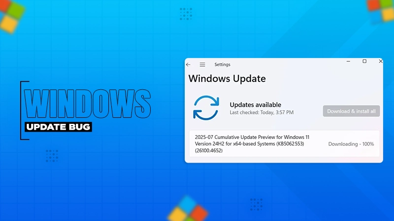 Microsoft Fixing Windows Update Bug Causing SSDs Failures